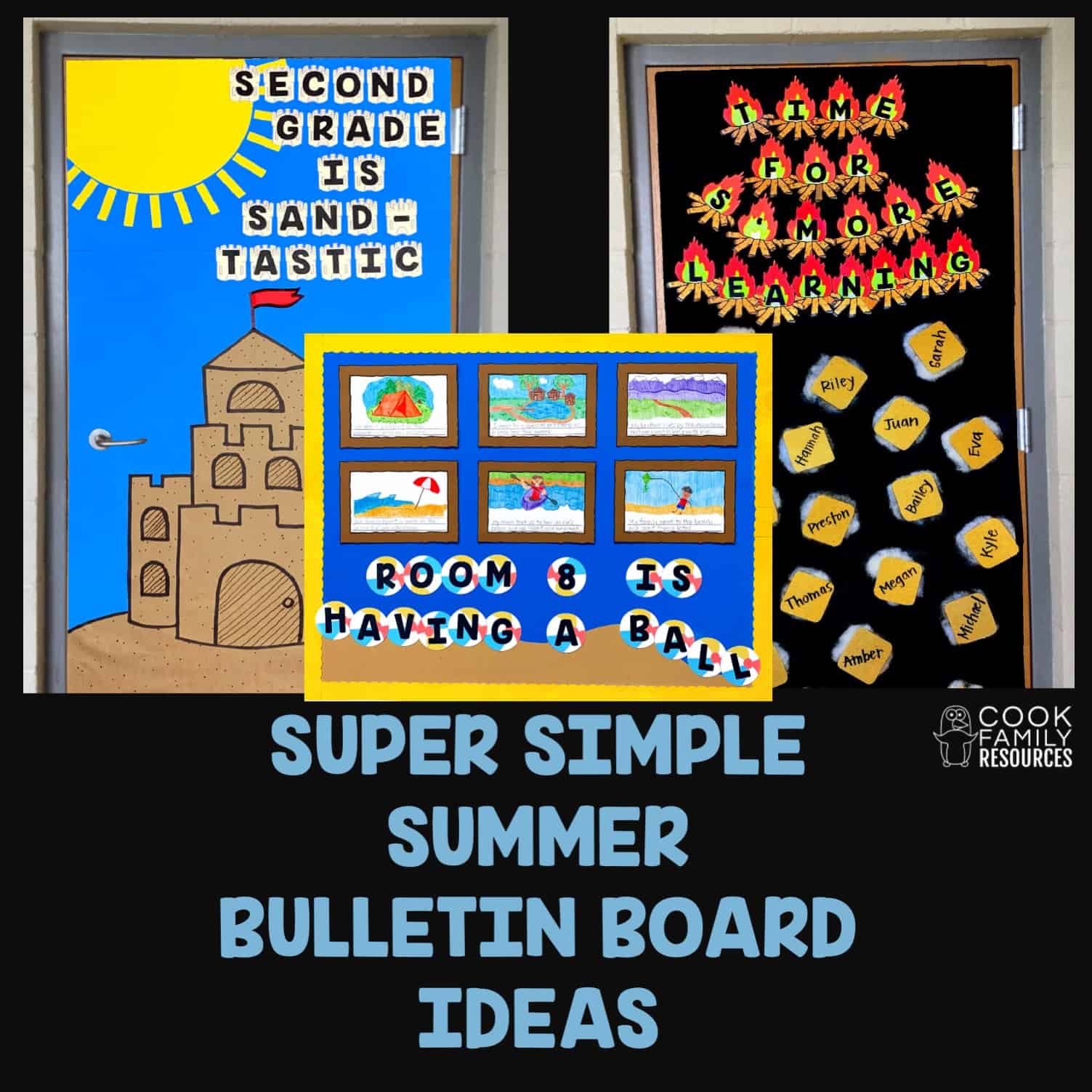How To Keep Your Summer Bulletin Boards Simple Cook Family Resources