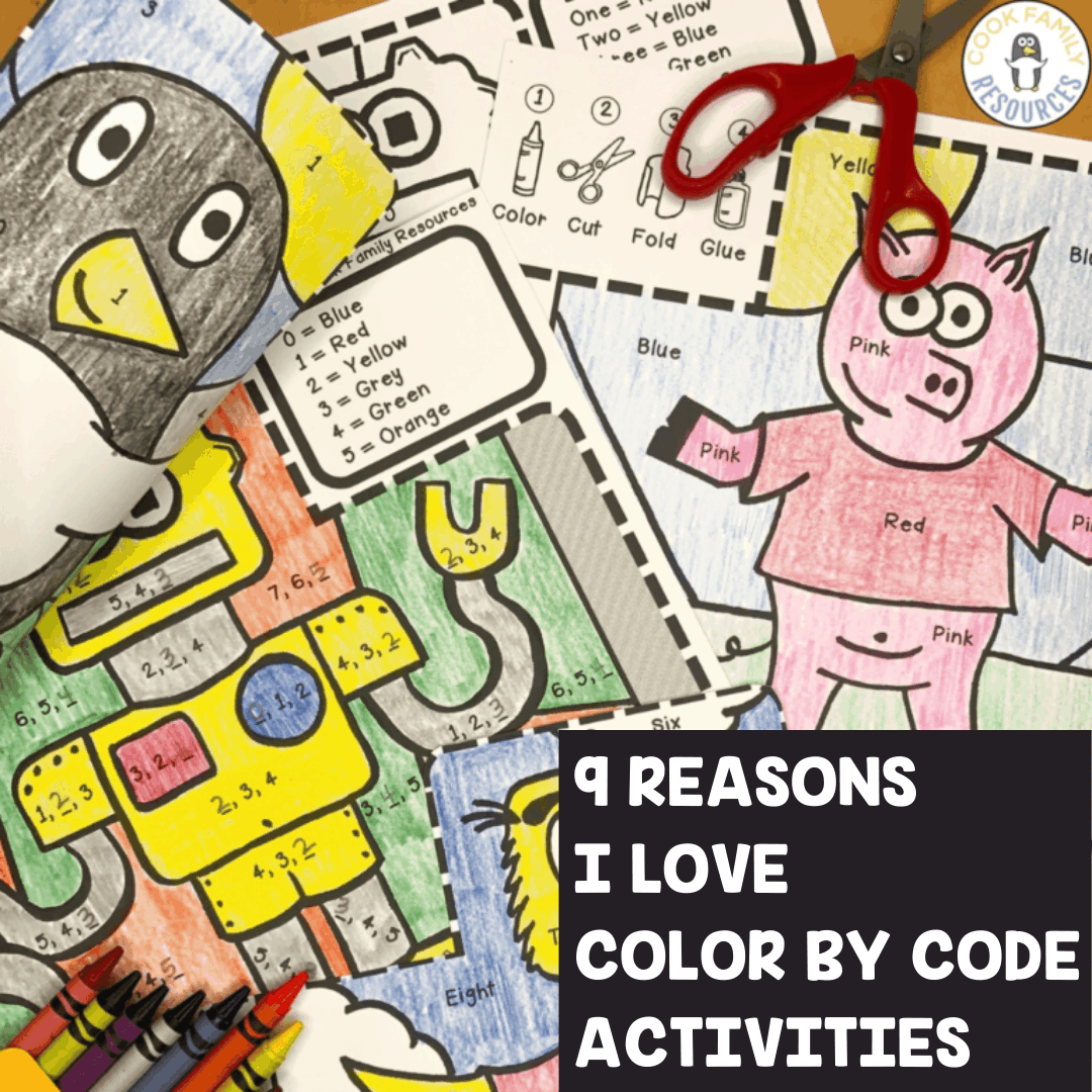 9 Reasons I Love Color by Code Activities - Cook Family Resources